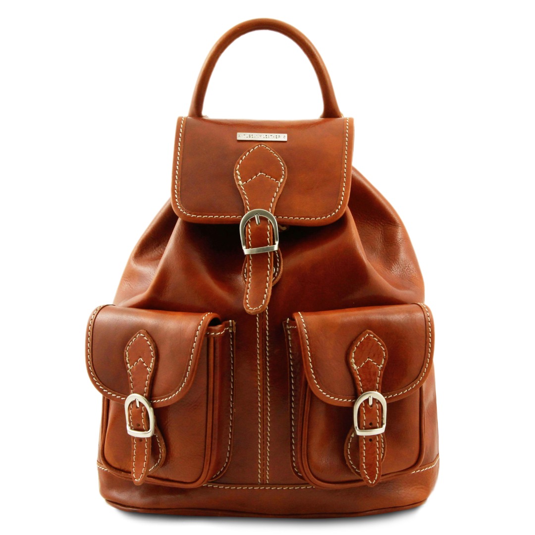 Vintage leren rugtas - Tokyo - Berdino leren tassen