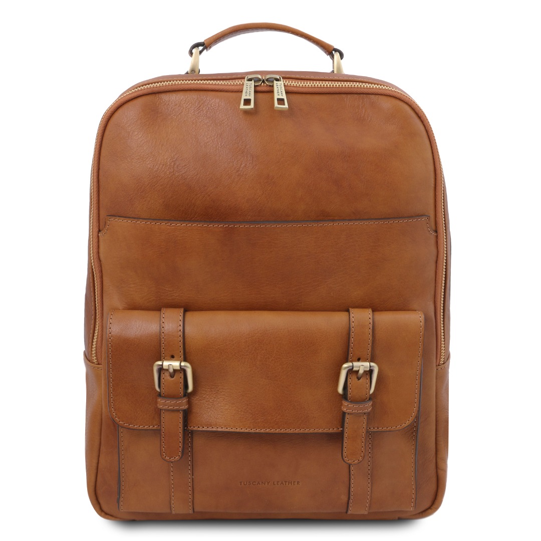 Leren laptop-rugtas - Nagoya - Berdino leren tassen