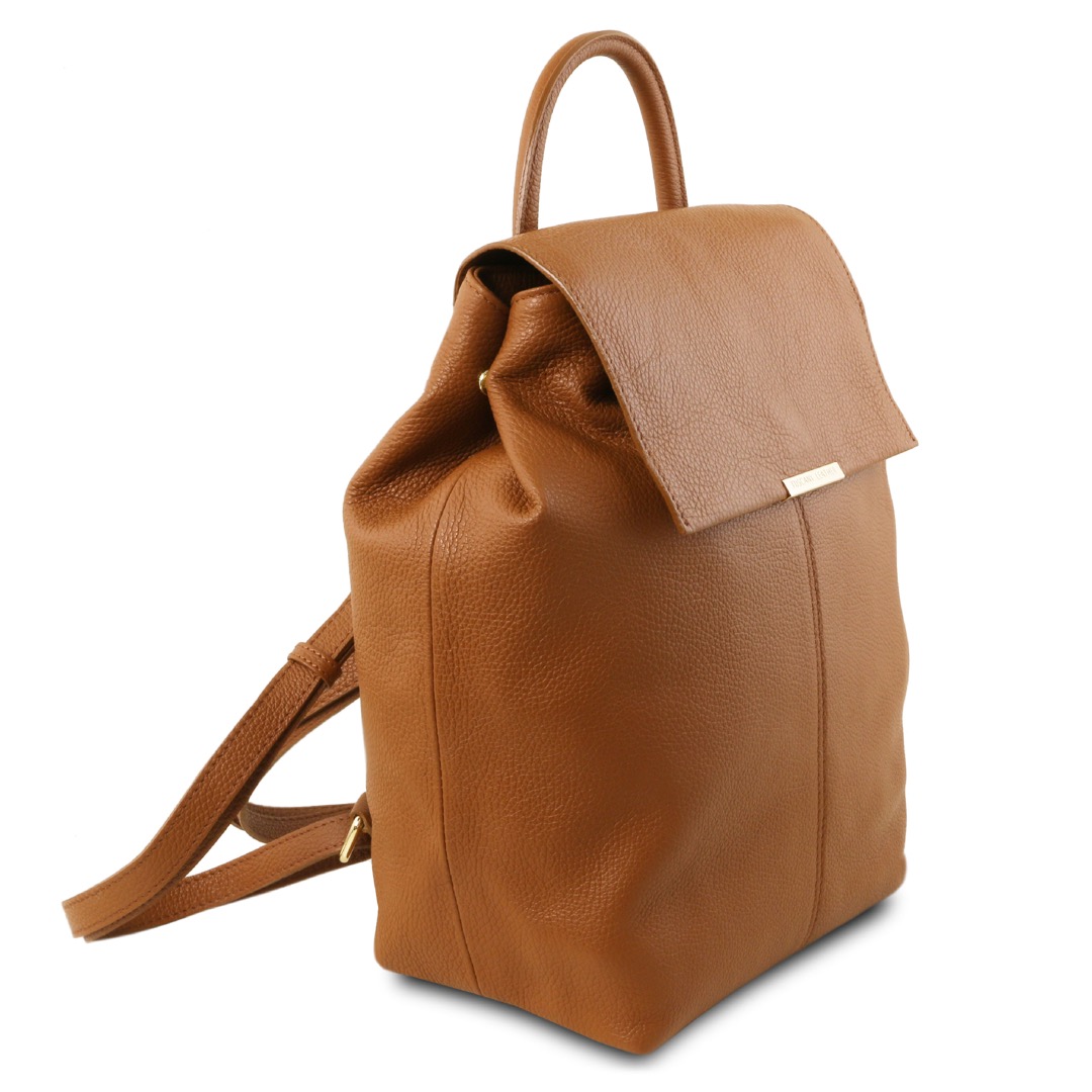 Rugtas van zacht leer dames - TL Bag - Berdino leren tassen